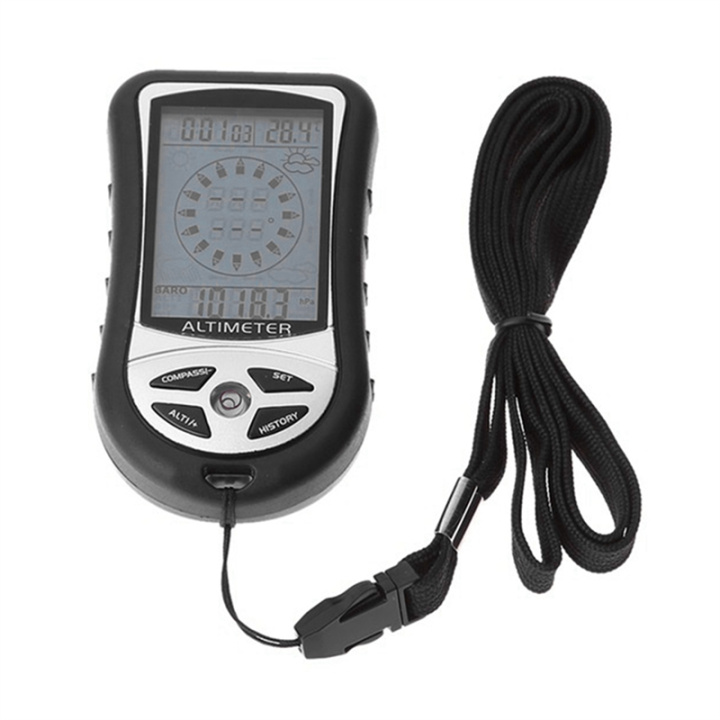 Multifunctional Digital Altimeter LCD Digital Compass Outdoor Hiking ...