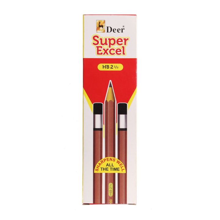 Deer Super Black, Super Excel, and Brown Pencil Set - High-Quality ...