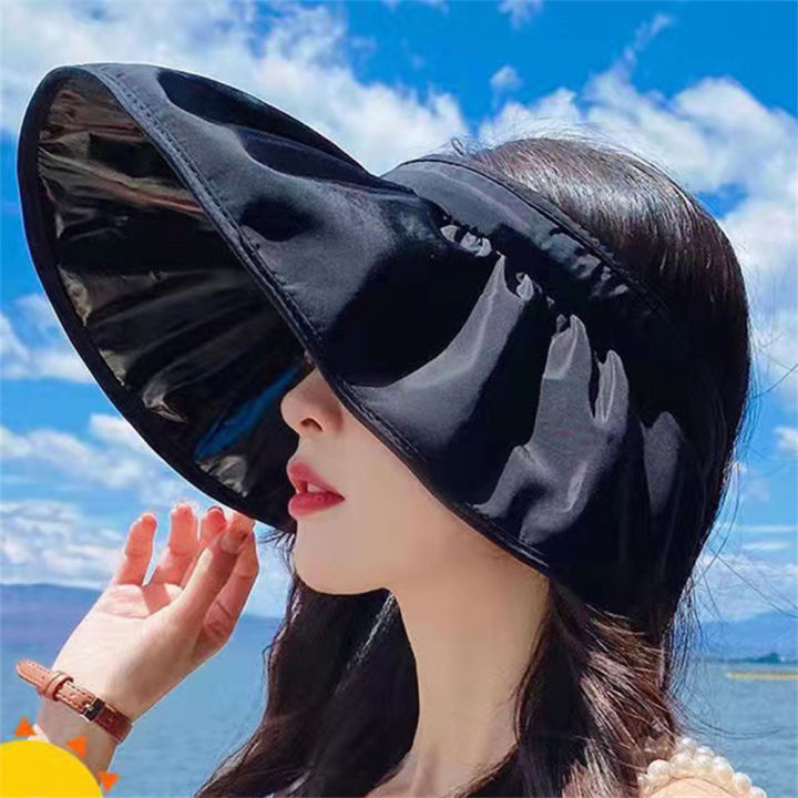 Outdoor UV Protection Sun Hats Wide Use Bucket Caps Brim Soft Women For ...
