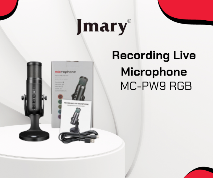 Jmary MC-PW9 RGB Professional USB Microphone | Daraz.pk