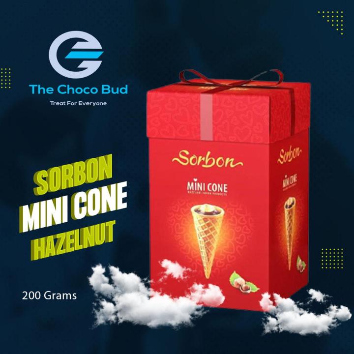 Sorbon Mini Cone - Hazelnut - Imported - 16+ Piece - 200 grams | Daraz.pk