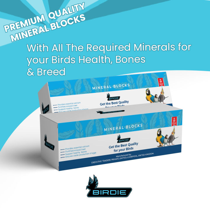 PREMIUM MINERAL BLOCKS FOR PARROTS & Birds (PACK OF 4) | Daraz.pk