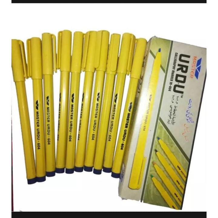 Blue Cut Marker Qalam 604 Pack of 10 pcs | Daraz.pk