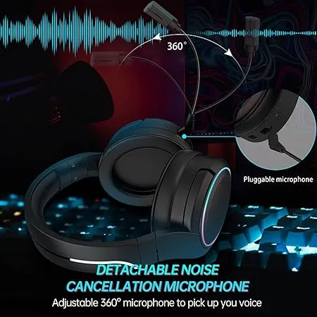 Python Fly X6 PRO Wireless Gaming Headset – 7.1 Surround Sound, Noise ...