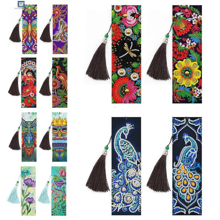 Childrenworld Beautiful Shiny Bookmark Diy Diamond Painting Bookmarks ...
