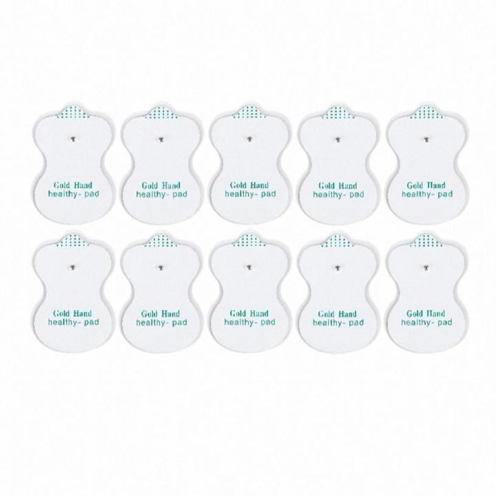 Sticky Button Type Electrode Pads For Digital EPM / TENS 10 Pieces ...