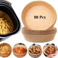 Air Fryer Paper Liners – 50 Pcs Non-Stick Disposable Parchment Sheets ...