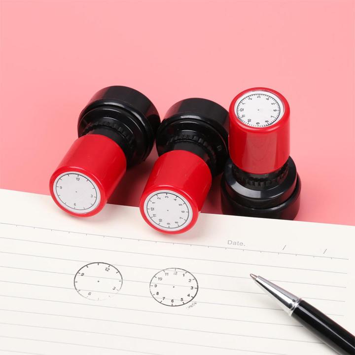 1 Piece New Clock stamp Teaching tools for kids learning on watch ...
