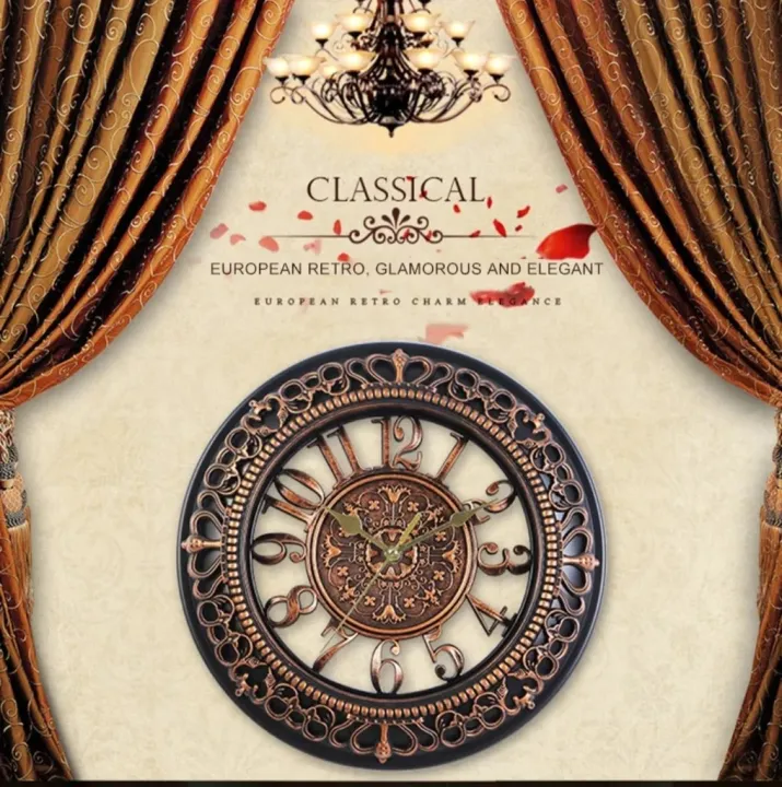 Vintage Antic Transperent High Quality Beautiful Wall Clock, Easy to ...