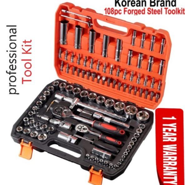 Korean Imported Large 108 Piece Professional Motorcycle Combination ...