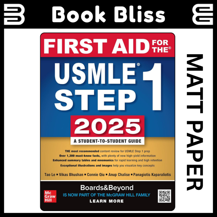 First Aid For The USMLE STEP 1 Edition 2025 [A student-to-student guide ...