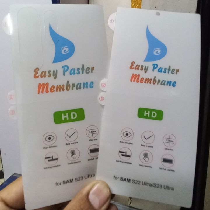 Unbreakable Membrane Protector for S23 ultra Front and back Screen ...