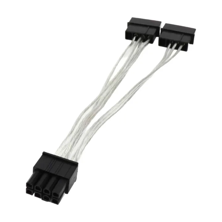 Power Cable Wear-resistant Dual 4Pin to 8Pin Video Card Power Cord ...