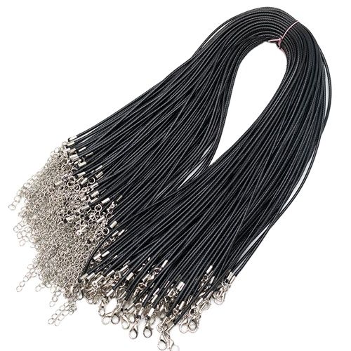 Wholesale Korea Wax Rope Necklace Jewelry Hand-made Braided Leather ...