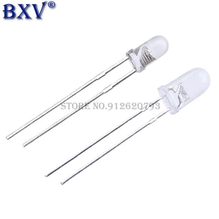 100PCS F3 F5 3MM 5MM 940nm LEDS Infrared Emitter And IR Receiver Diodes ...