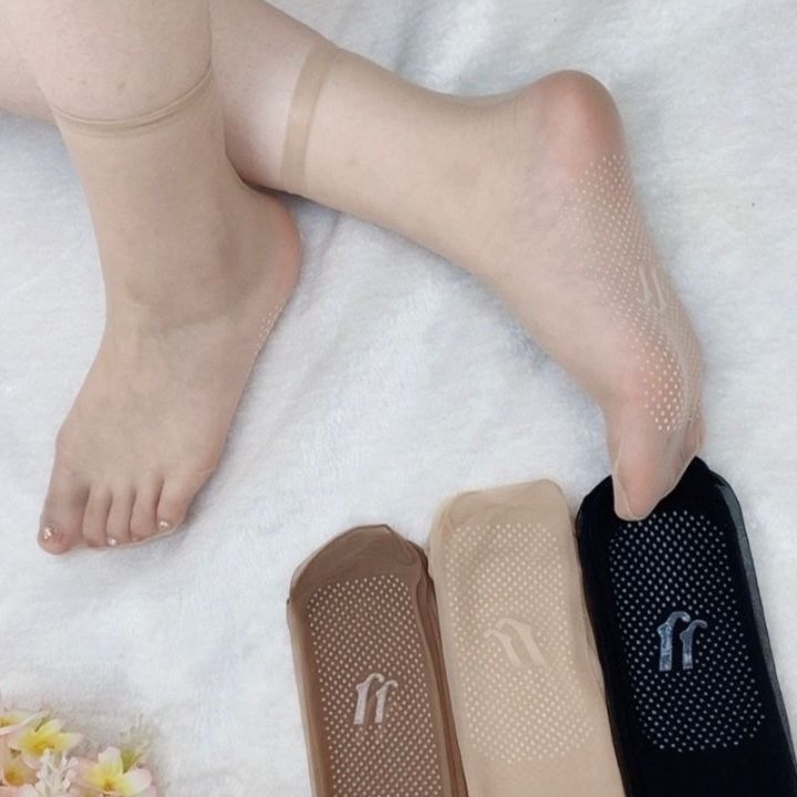 Crystal stockings women's summer light invisible nylon crystal ...