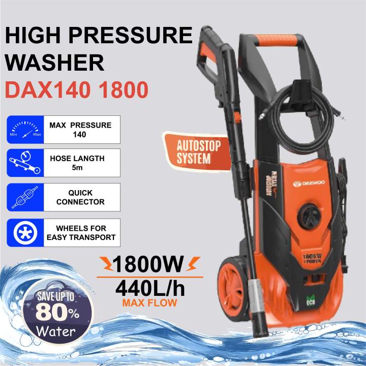 Daewoo Pressure Washer DAX140 1800 Daraz.pk