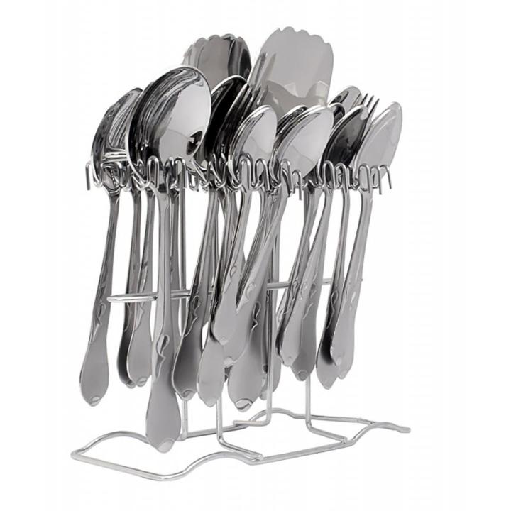 29 Pcs Stainless Steel Spoon Cutlery Set / Chamach Set- Spoons & Forks ...