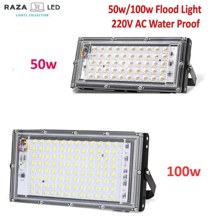 High Power 50w/100w & 12v 50w Focus Flood Light LED Spotlights Ultra ...