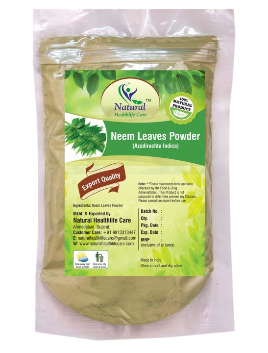 Neem Leaves (AZADIRACHTA INDICA) Powder 227 gm (8 OZ) | Daraz.pk