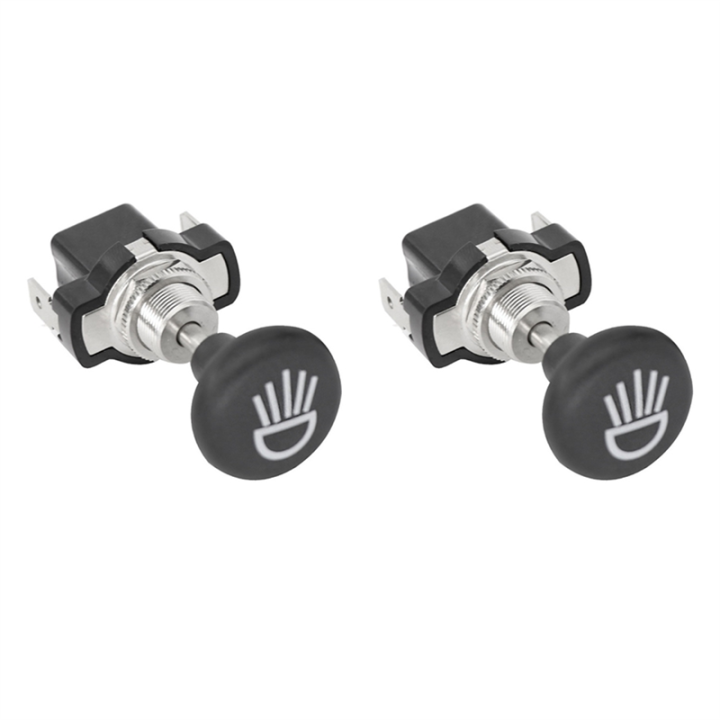 2X Universal 12V Car Push Pull Headlight Switch Button,for Golf Cart ...