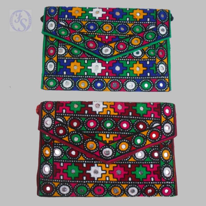 Traditional Sindhi Handmade Envelope Shape Bags | Daraz.pk
