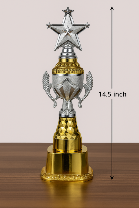 Top-best high quality plastic trophy 14 inch size -Cheap plastic ...
