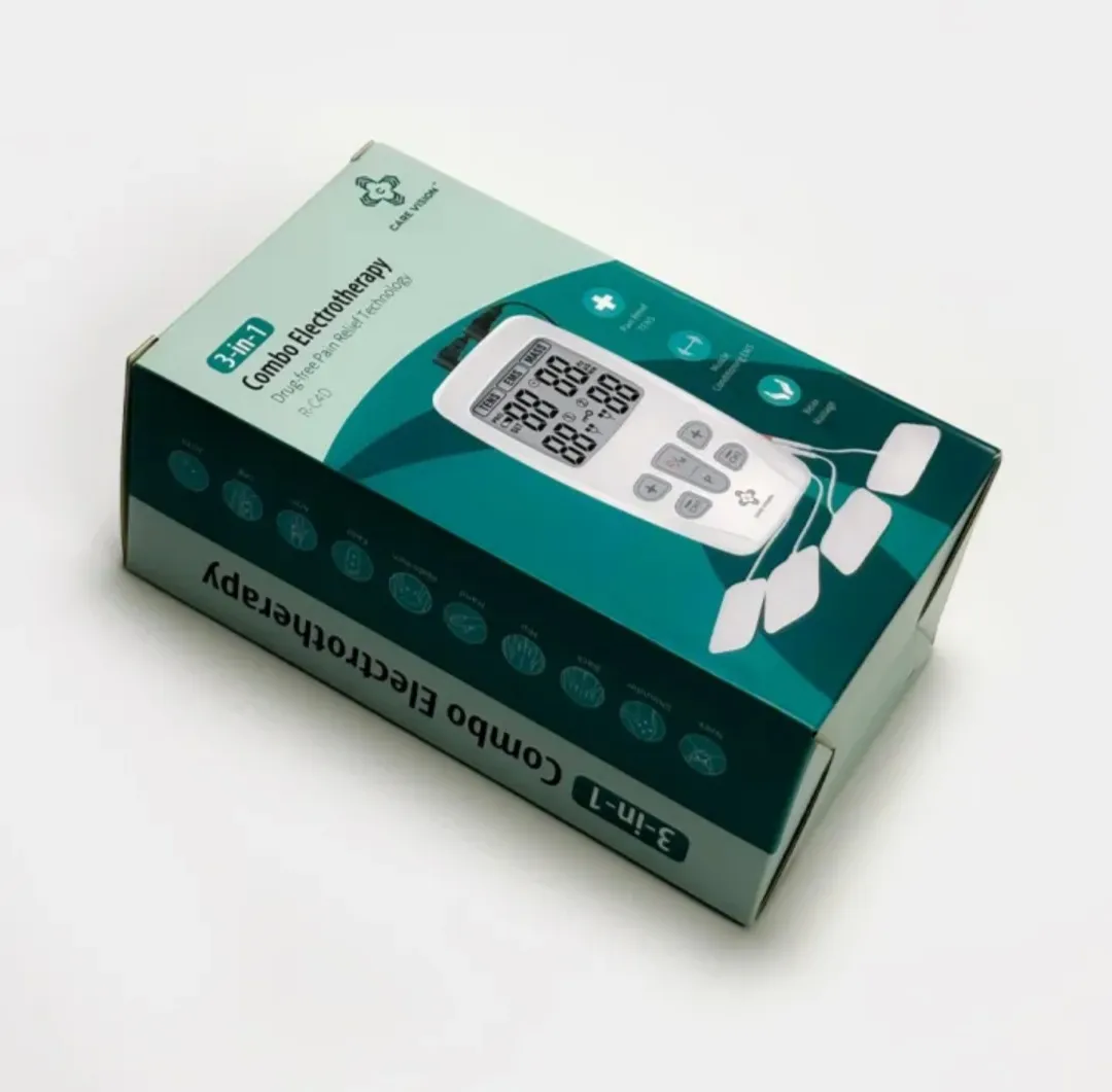 "Care Vision 3 in 1 EMS + TENS Therapy + Massager Device Electrical ...