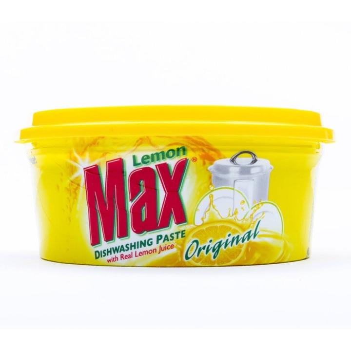 Lemon M@x Dishwash Yellow Paste 400g - Real Lemon Power for Spotless ...