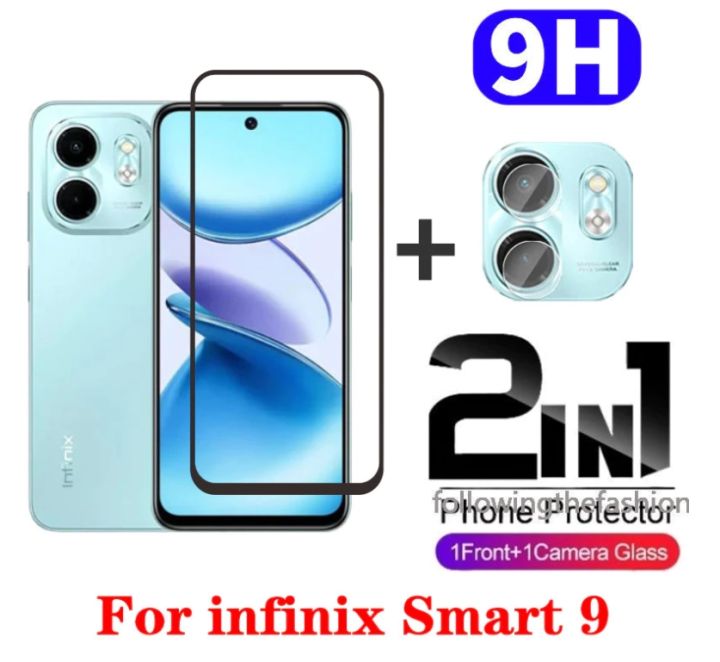 2 in 1 Screen Protector For infinix Smart 9 4G Smart 9 2024 Full ...