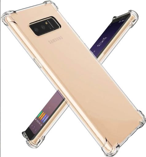 Samsung Note 8 Airbag Case Anti Shock and Anti-Scratch Resistant Clear ...