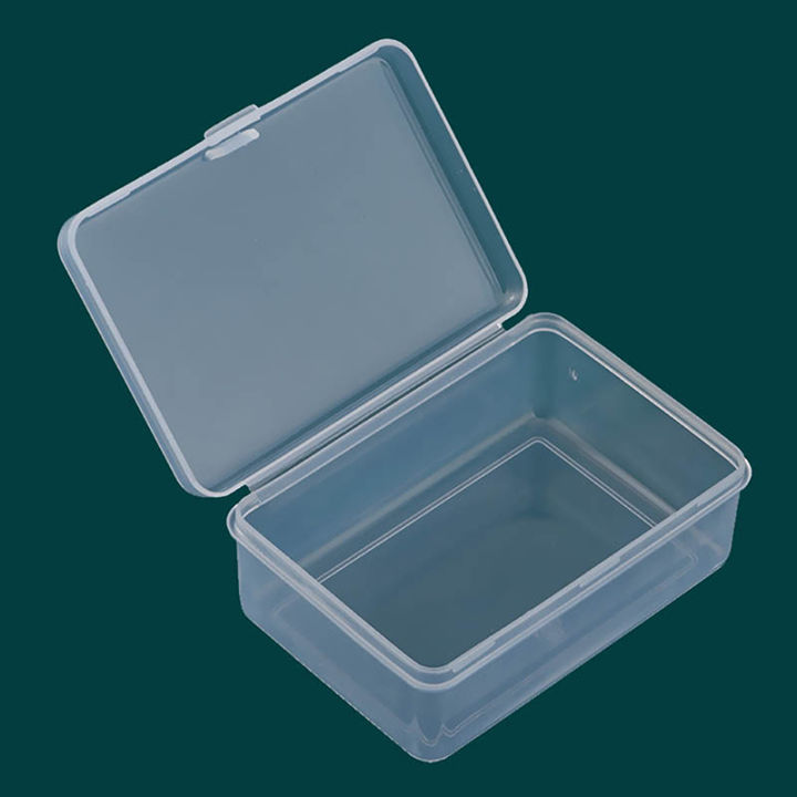 Plastic Transparent Storage Box Square Small Items Case Packing Boxes ...