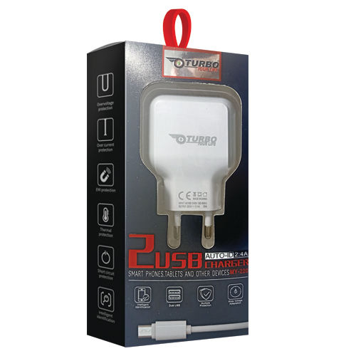 TURBO TR-220 2 USB Port Charger | Daraz.pk