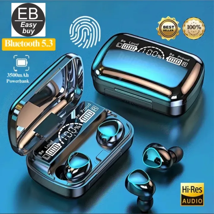 M10 M90 i12 i7 Black Dual Wireless Earbuds Bluetooth Handsfree with ...