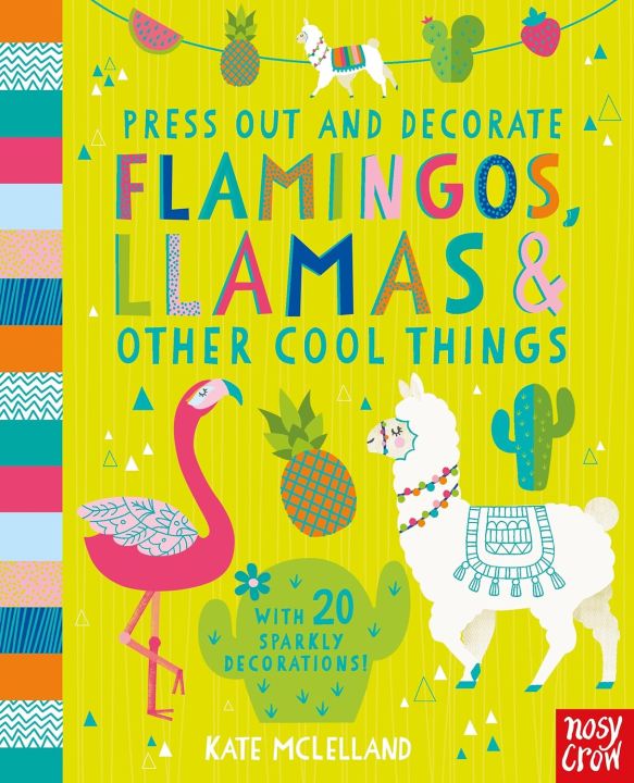 Press Out and Decorate: Flamingos, Llamas and Other Cool Things | Daraz.pk