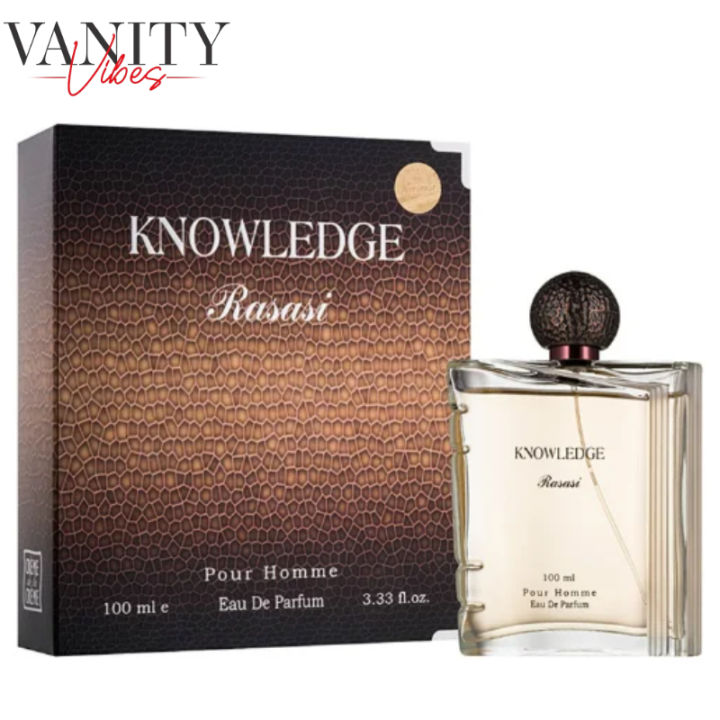 Knowledge By Rasasi Eau De Parfum 100ml For Men | Daraz.pk