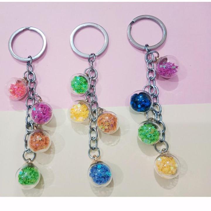 Colorized Shining Star Drift Combo of 4 Crystal Balls Glass Balls ...