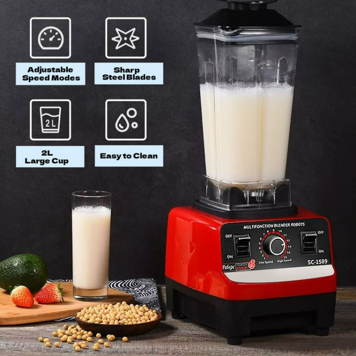 professional smoothies powerful blender food mixer juicer with german ...