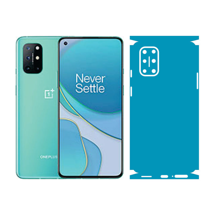 Back Paper For OnePlus 8T Self Adhesive Lamination Anti-Stain 0010 Blue ...