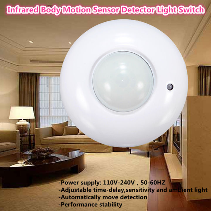 furniture and decoration 110V-240V Ceiling Infrared Body Motion Sensor ...
