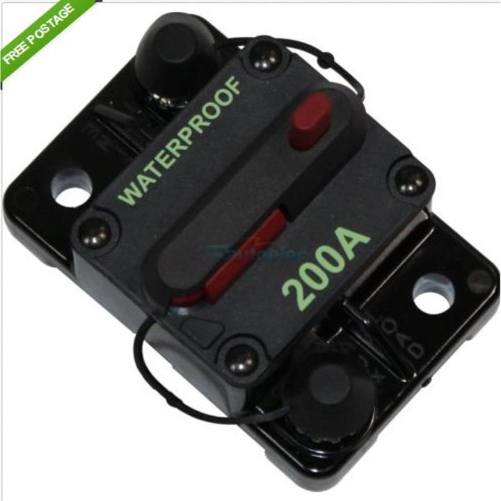 CIRCUIT BREAKER DUAL Computers BATTERY SYSTEM BOAT FRIDGE 200 AMP 12V ...