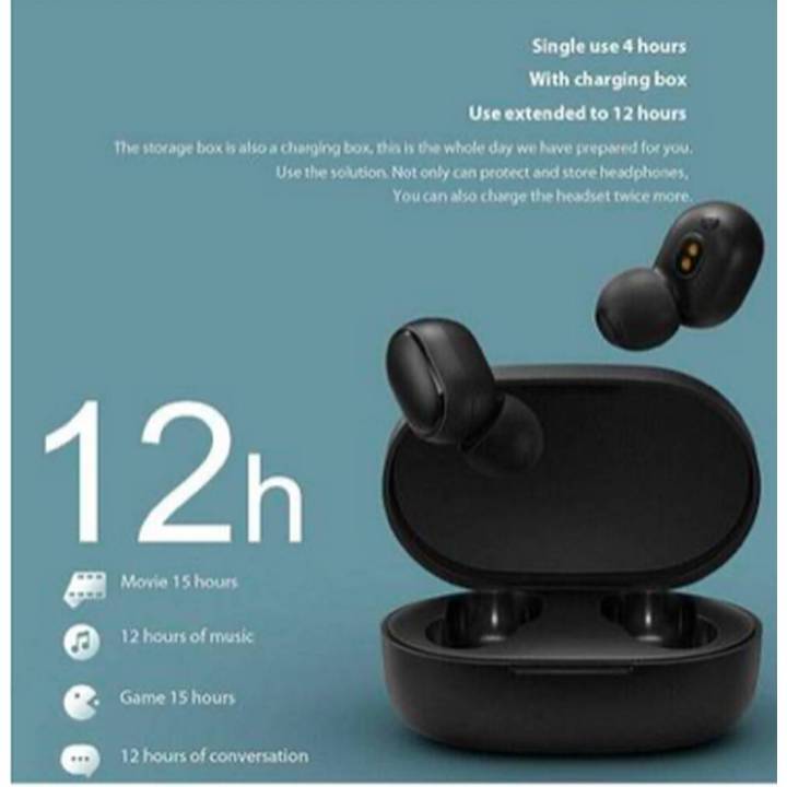 Mi True Wireless Earbuds Basic Black (ORIGINAL) | Daraz.pk