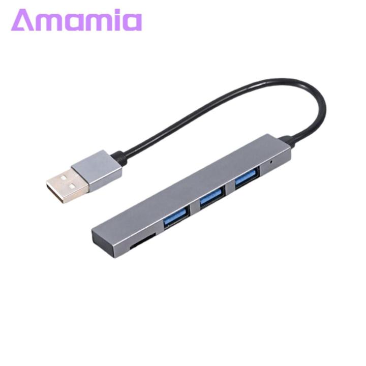 Amamia USB Expander Hub Stable Transfer 3 Port USB2.0 Expansion Docking ...