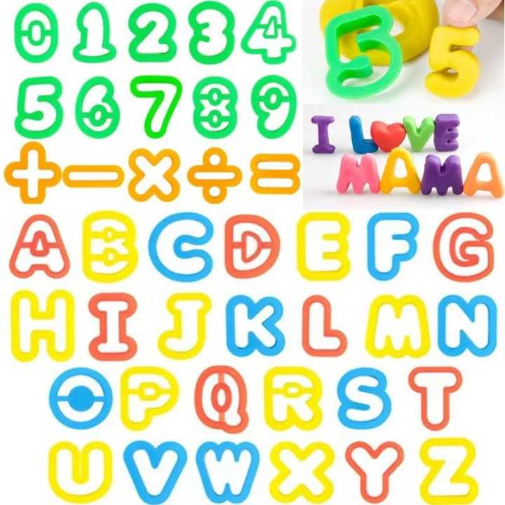 Alphabet and Numbers Clay Kit Kaby | Daraz.pk