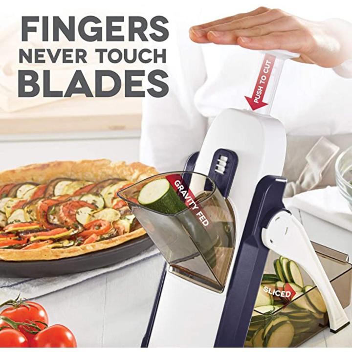 spring slicer Pump n Slice Dicer & Slicer Mandoline ...