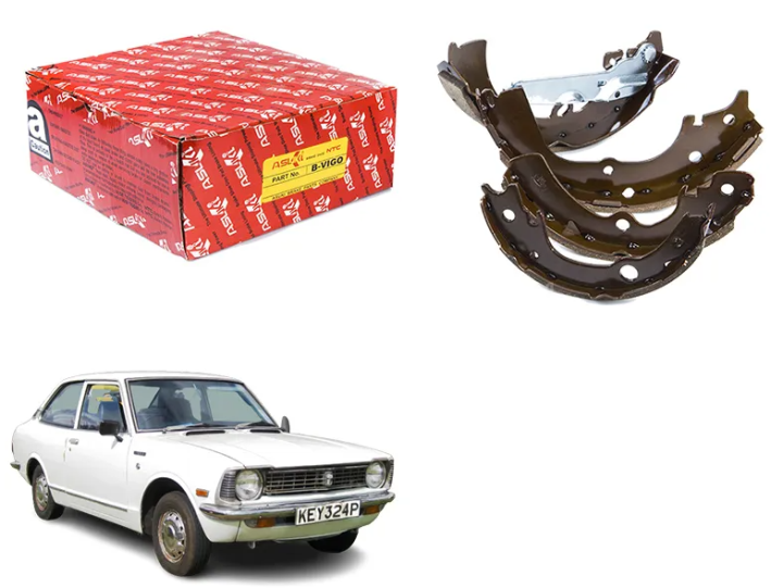 Toyota RT80 Asuki Front Brake Shoe A-2210 | Daraz.pk