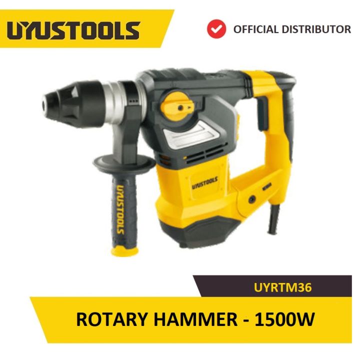 UYUSTOOLS - Rotary Hammer Drill Machine 36MM (1500Watt) UY-RTM36 | Daraz.pk