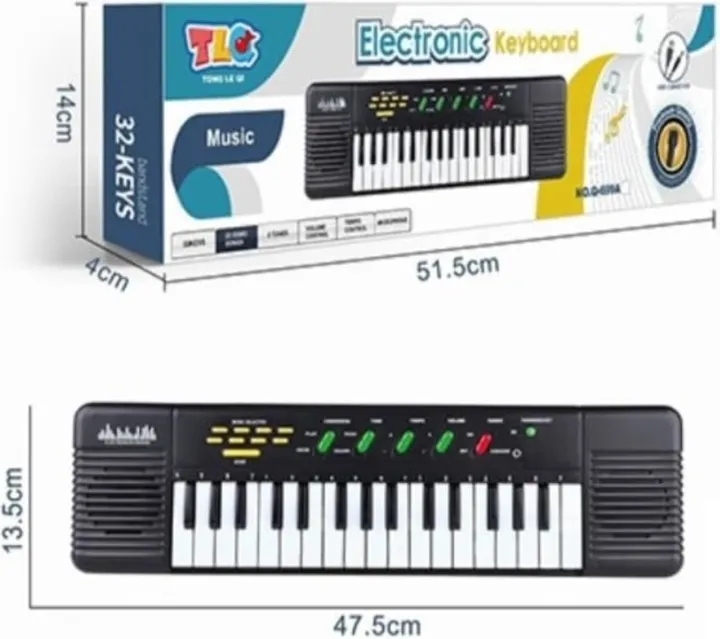 TLQ Electric Keyboard Piano for Kids – Musical Learning Toy with Sound ...