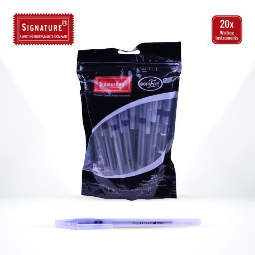 Pack of 20 – Signature Mate Ball Point Pens (Blue) | Daraz.pk