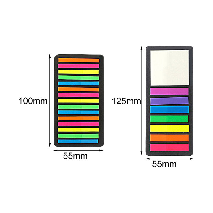 Sticky Bookmarks Self Adhesive Fluorescent Self Sticky Notes Lined ...
